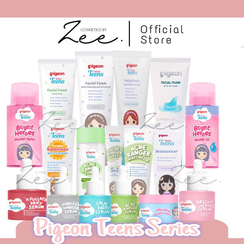 Jual PIGEON TEENS SERIES | PIGEON TEENS SKINCARE LENGKAP | Shopee Indonesia