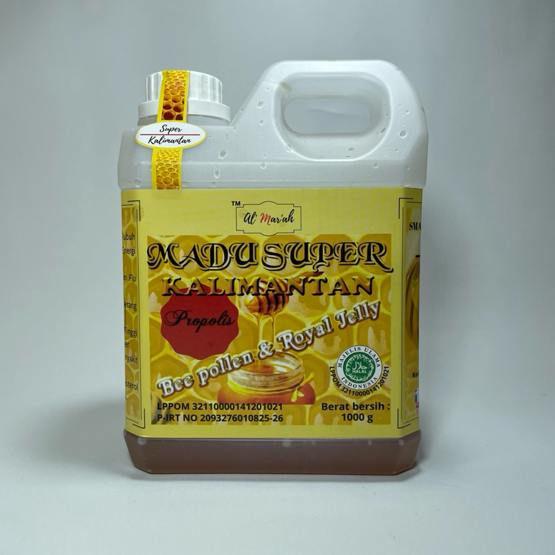 Jual Madu Super Kalimantan 1 kg Al-Mar'ah - Beepolen dan Royal Jelly ...