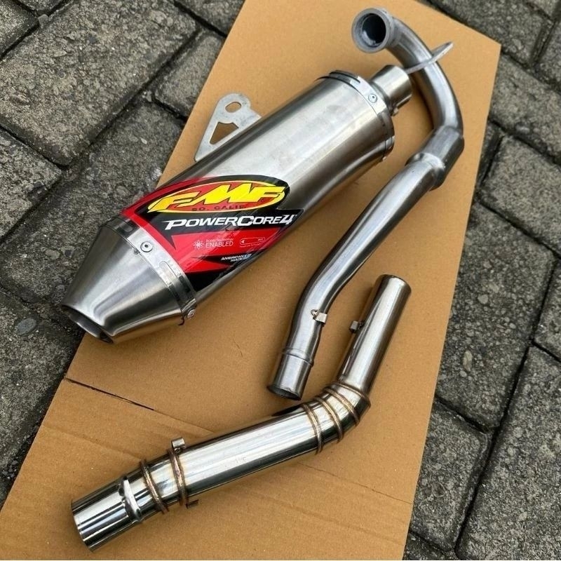 Jual Exhaust racing Pipa boom KSR110 pilihan pipe motocross 1set Ekzos ...