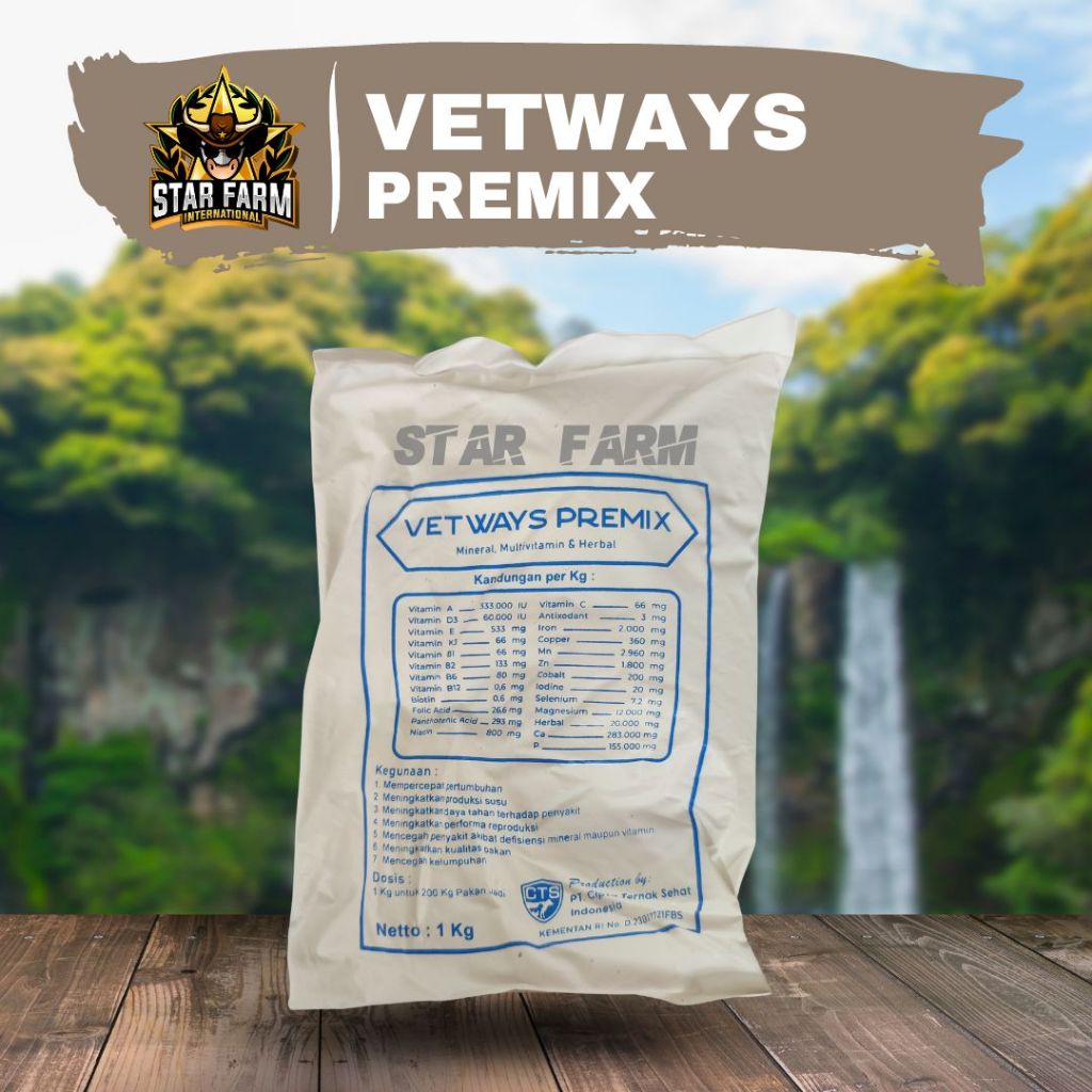 Jual Vetways Premix | Vitamin Mineral & Herbal Penggemuk Untuk Ternak ...