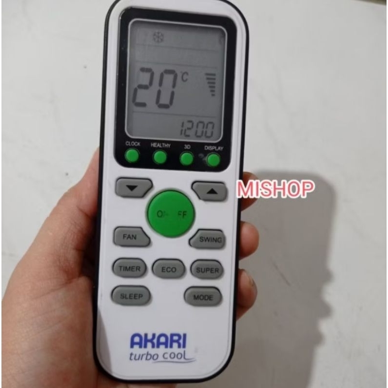 Jual REMOT AC AKARI TURBO COOL ORIGINAL | Shopee Indonesia