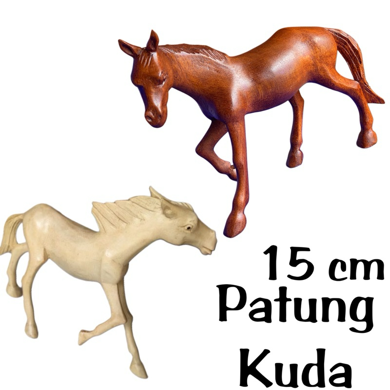 Jual Patung Kuda 15 cm - Patung Kuda Kayu - Miniatur Kuda - Kuda Mini ...