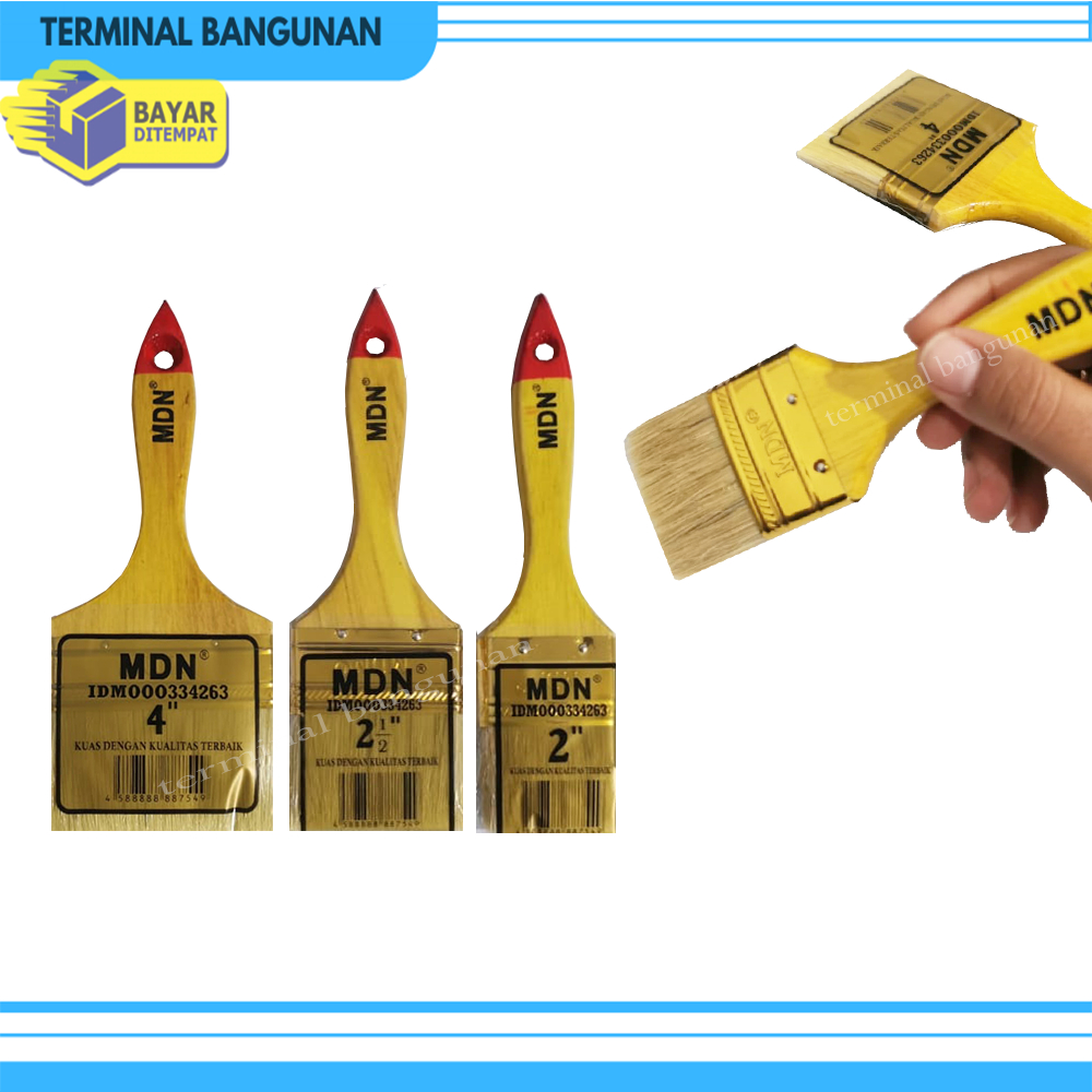 Jual Kuas Cat Mdn Kuas Cat Tembok Kuas Cat Tangan | Shopee Indonesia