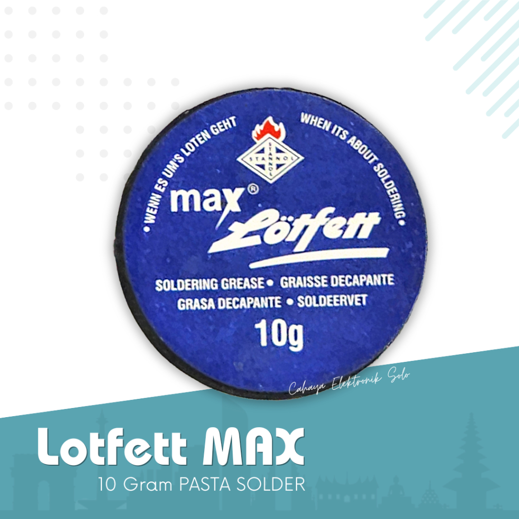 Jual Pasta Solder Lotfett 10 gram MAX Paste Grease Lotfet Lofet ...
