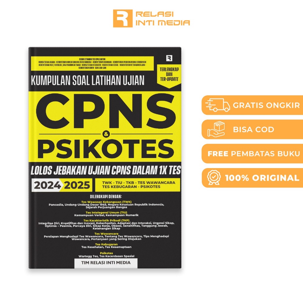 Jual Kumpulan Soal Latihan Ujian CPNS & Psikotes - Lolos Jebakan Ujian ...