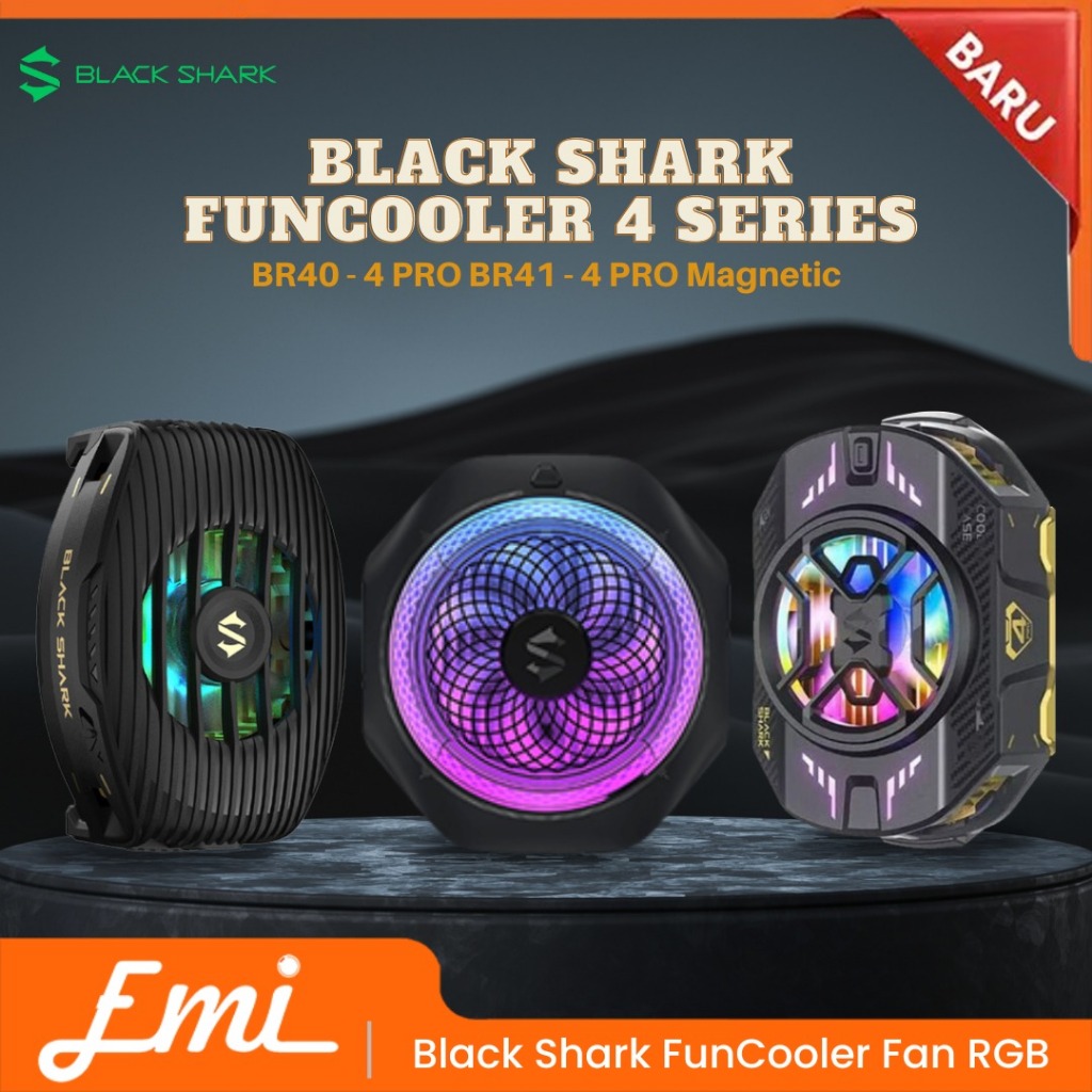 Jual Black Shark Funcooler 4 Series Cooling Fan 27W RGB Light Effect Kipas Pendingin HP BR40/ 4 ...