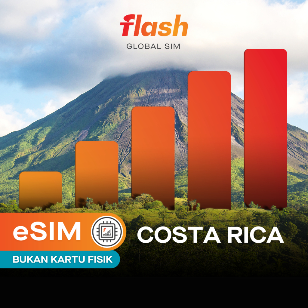 Jual eSIM Costa Rica Flash Global SIM Internet eSIM | Shopee Indonesia