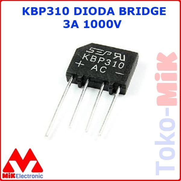 Jual KBP310 KBP-310 KBP 310 DIODA BRIDGE DIODE 3A 1000V 1000 V | Shopee ...