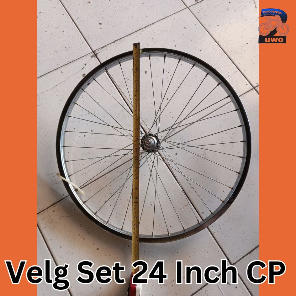 Jual Velg/Rims Steel/Besi MURAH JADI siap PAKAI untuk Sepeda Ukuran 24 ...