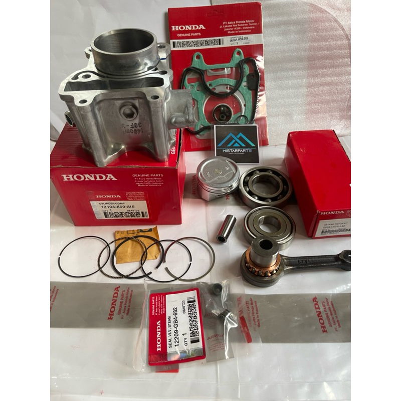 Jual blok seher Vario 150 PCX 150 komplit + stang seher komplit bering PCX 160 komplit Beering ...