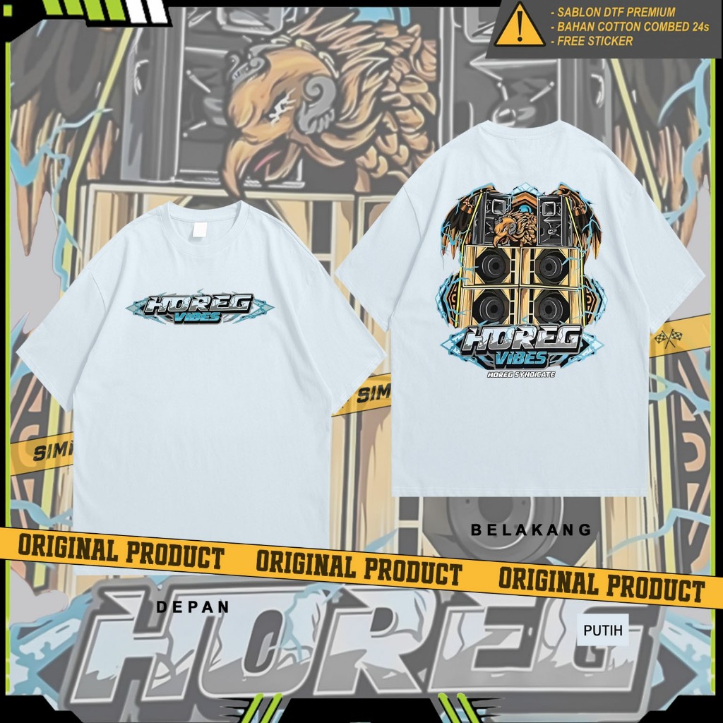 Jual Kaos Sound System Audio Horeg Vibes Baju Sound Sistem Engineer ...