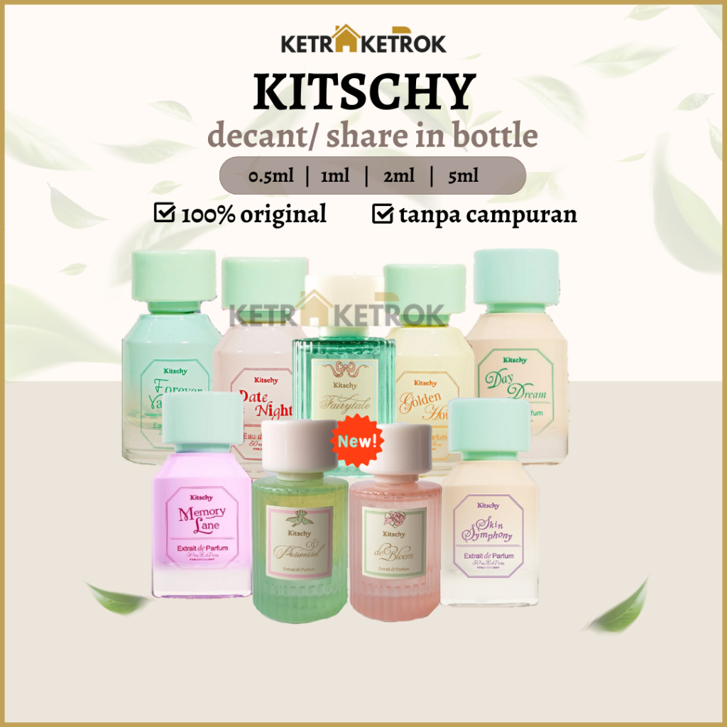Jual Decant Parfum Kitschy x Rania Poswessel De Bloem x Nadin Amizah ...
