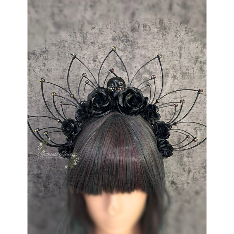 Jual Bando Gothic Crown Mawar Rose Halloween Kostum Parade | Shopee ...