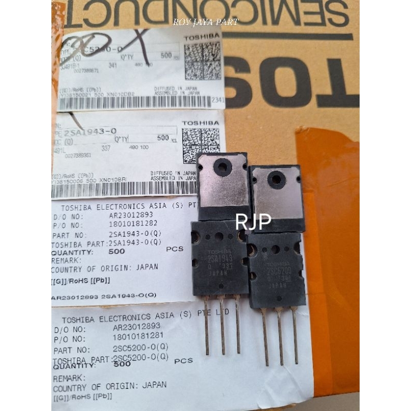 Jual Transistor Toshiba 2SA 1943 2SC 5200 Original Super (JAPAN) | Shopee Indonesia