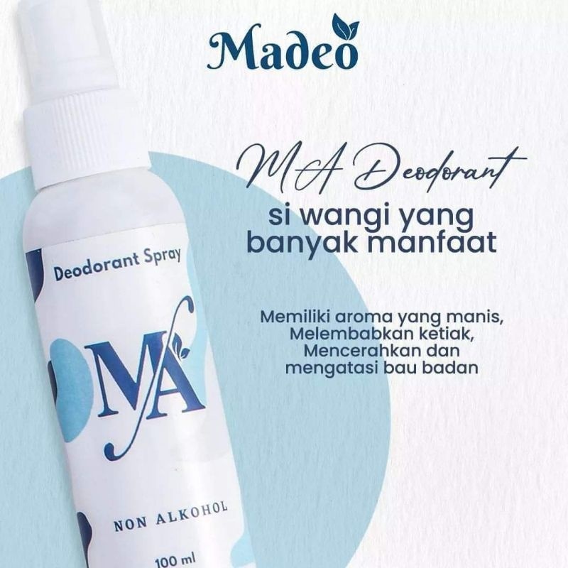 Jual Madeo Deodorant Spray Isi 100ml | Shopee Indonesia