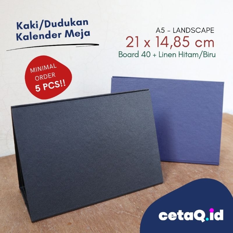 Jual Cetaq.id Kaki Kalender Meja A5 | Standing Kalender Duduk, tatakan ...