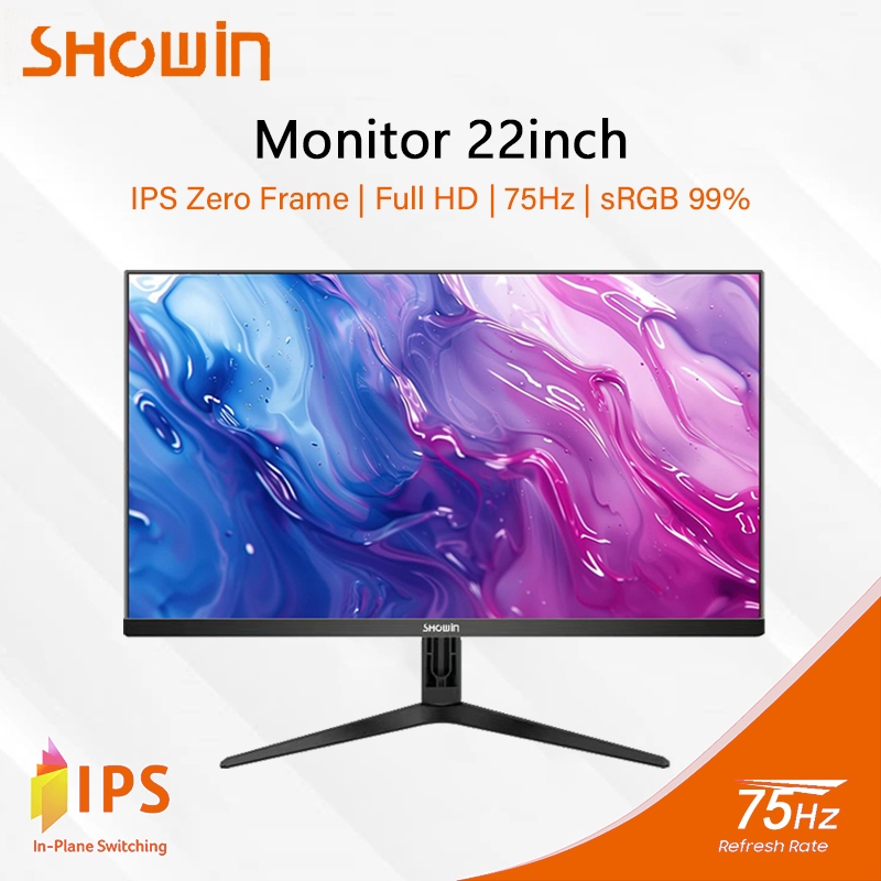 Jual Monitor PC SHOWIN 22 Inch, Layar FHD, Panel IPS, HDMI & VGA, Cocok ...