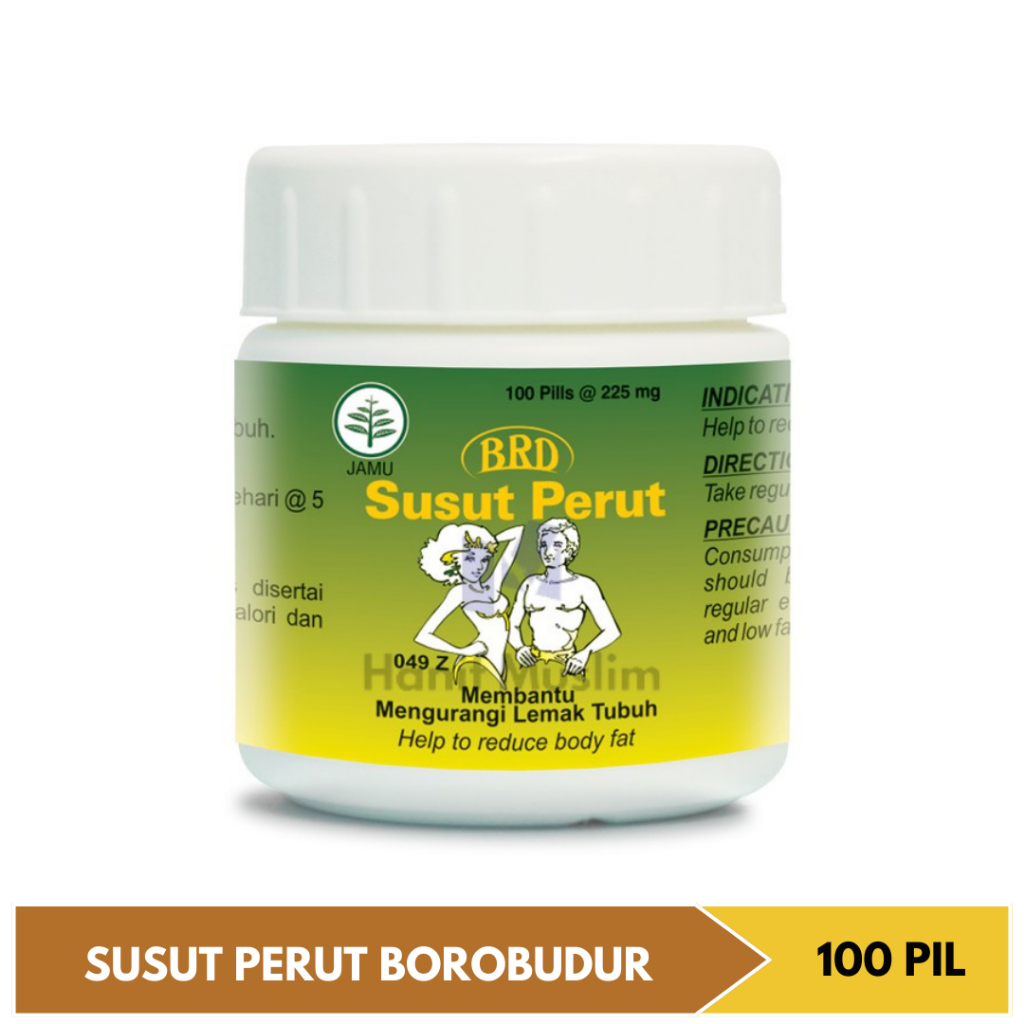 Jual Pil Susut Perut Borobudur Original 100 Pil Mengurangi Kadar Lemak ...