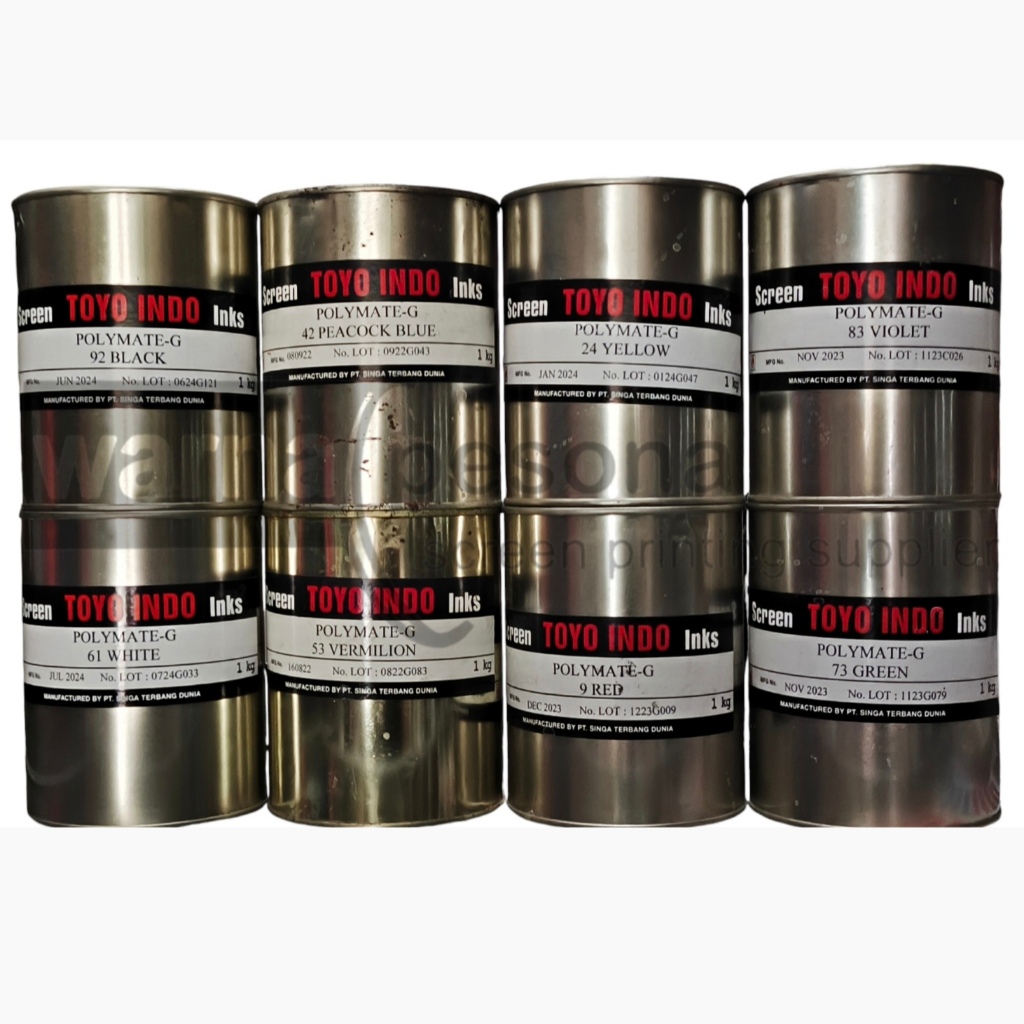 Jual Cat Tinta Sablon Plastik TOYO INDO POLYMATE-G (1/2 Kg) | Shopee ...