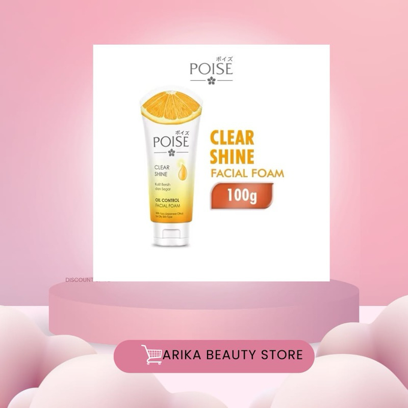 Jual POISE FACIAL FOAM SABUN CUCI MUKA LUMINOUS WHITE TUBE 100ML ...
