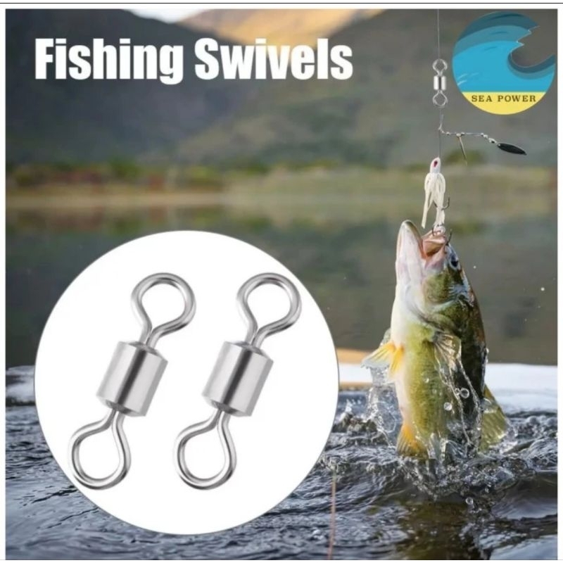 Jual swivel pancing isi 10 pcs - swivel kili kili size 8 - steanliss ...
