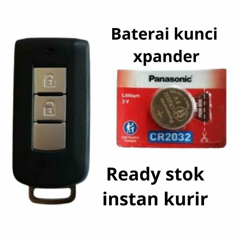 Jual BATERAI REMOT KEYFOB KEYLESS MITSUBISHI XPANDER ORIGINAL BATTERY ...