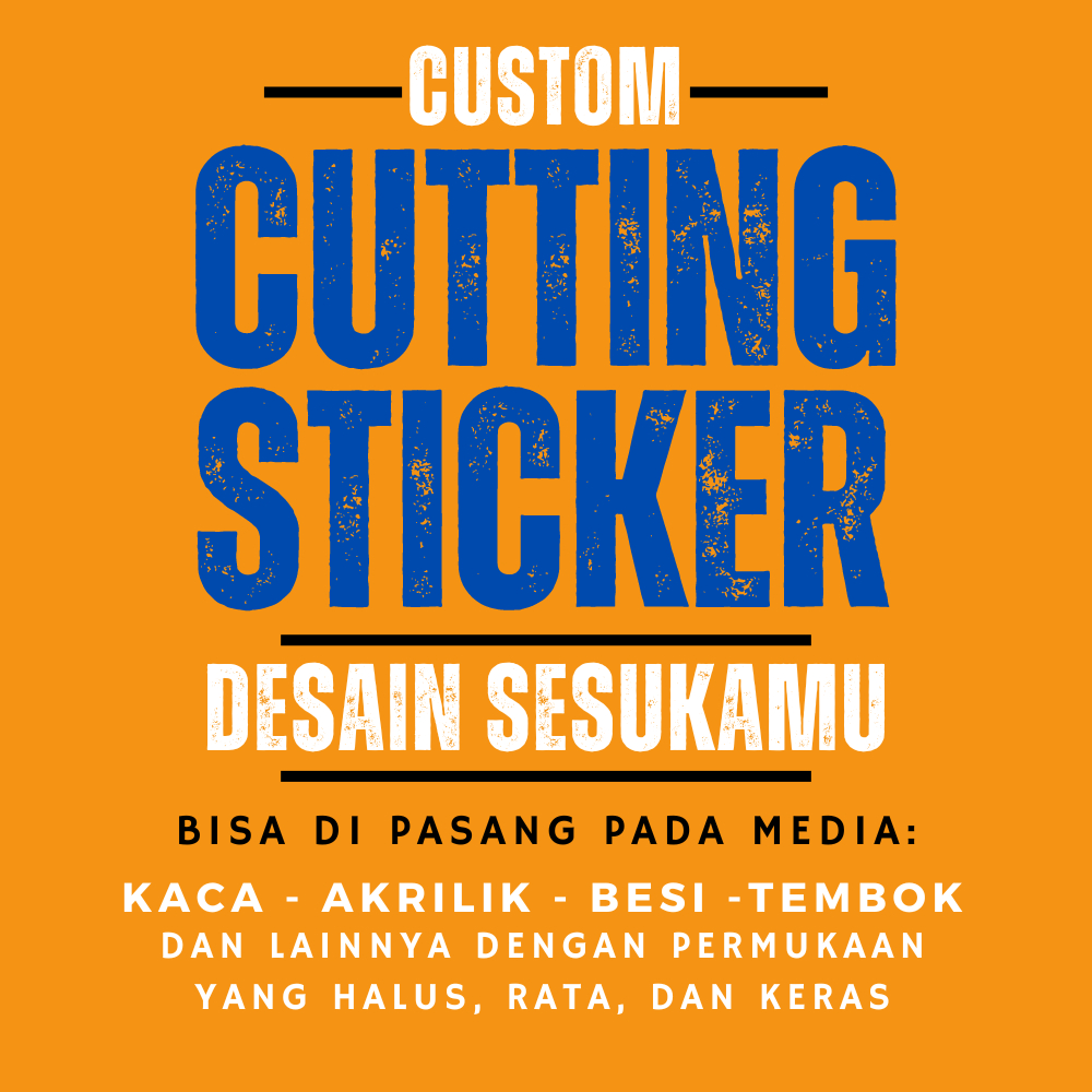 Jual Custom Cutting Sticker Stiker Kaca Dinding Bahan Oracal dan ...