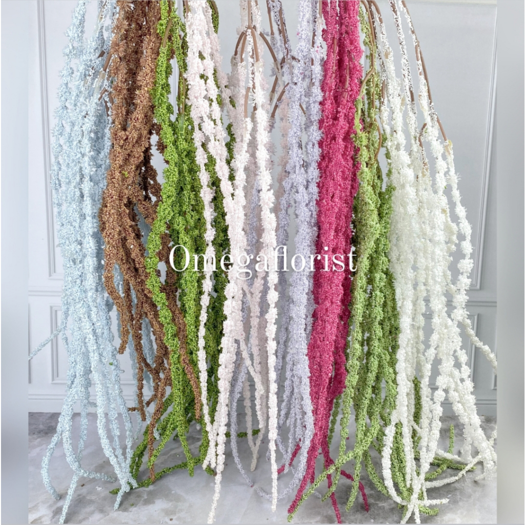 Jual Artificial Amaranthus Premium Bunga Dekorasi Wedding Bunga Plastik ...