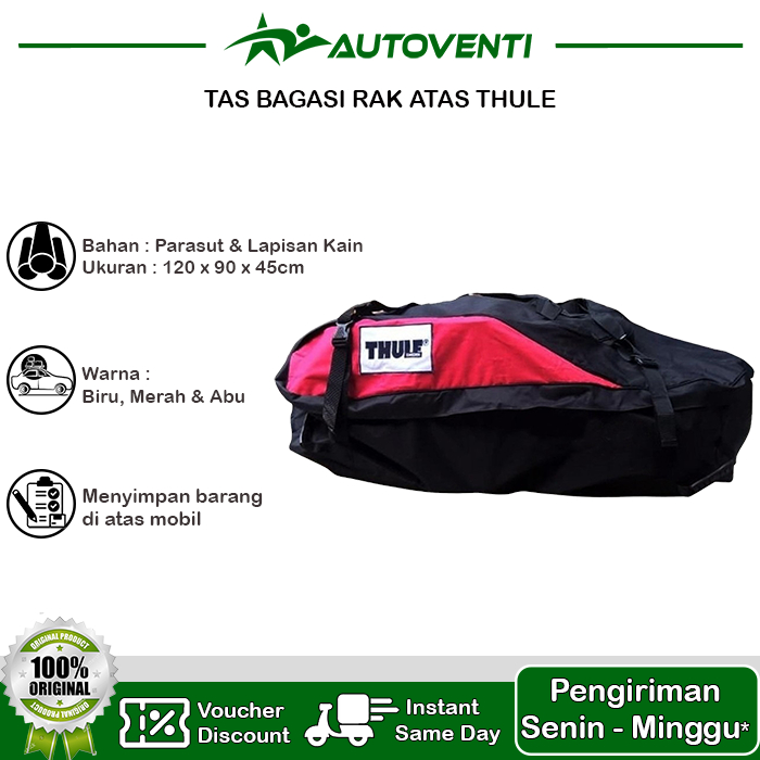 Jual TAS BAGASI UNTUK RAK ATAS MOBIL TAS ROOF RACK BAGASI THULE ROOF ...