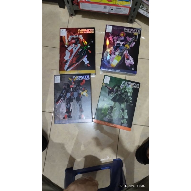 Jual oketoys mainan susunan robot infinite mech motifmiripgundam | Shopee Indonesia
