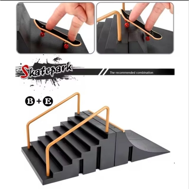 Jual Arena Skateboard Jari Skate Park Ramp Park Fingerboard Mainan ...