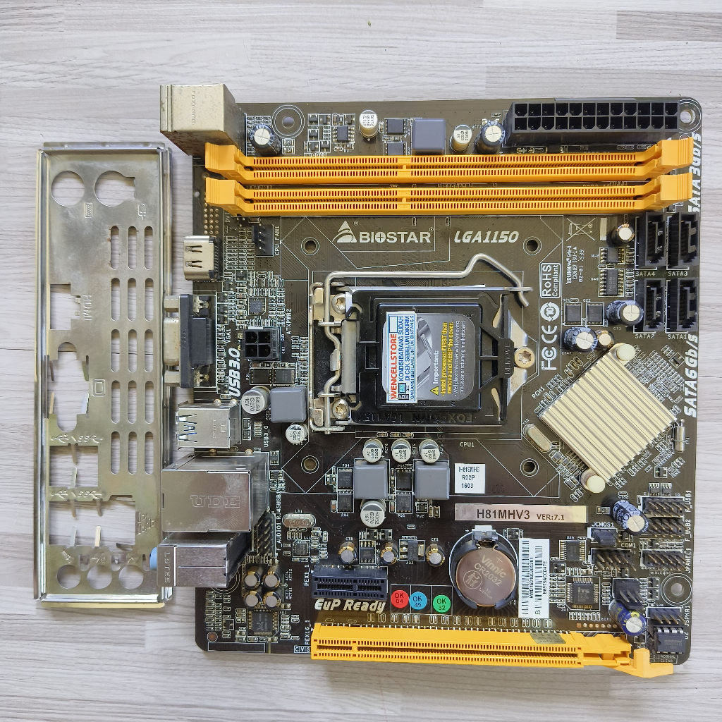 Jual MAINBOARD BIOSTAR H81MHV3 LGA 1150 MINI ITX | Shopee Indonesia