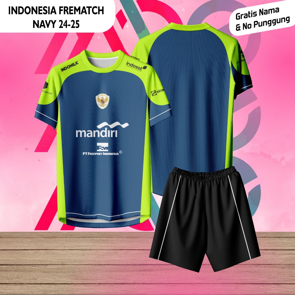 Jual Baju Jersey Football Indonesia Training Navy Special 24/25 Terbaru ...