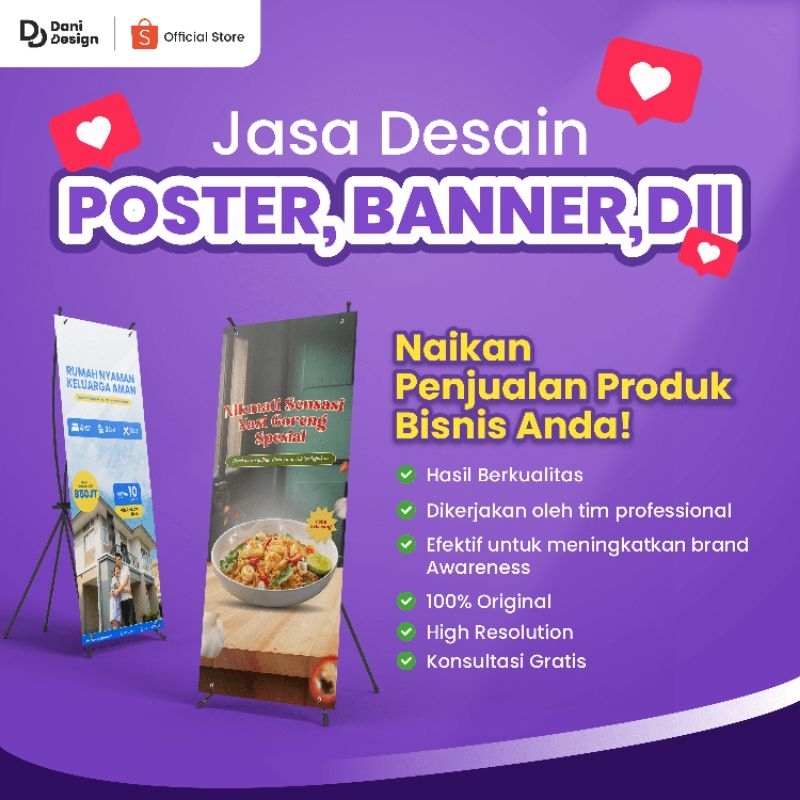 Jual JASA DESAIN BANNER, POSTER, BUKU MENU, COMPANY PROFILE HIGH ...