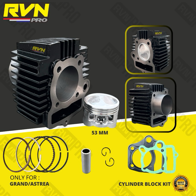 Jual BLOK SEHER BORING PAKET BOREUP BORE UP SUPRA X GRAND PRIMA ASTREA 53MM 53 MM RVN THAILAND ...