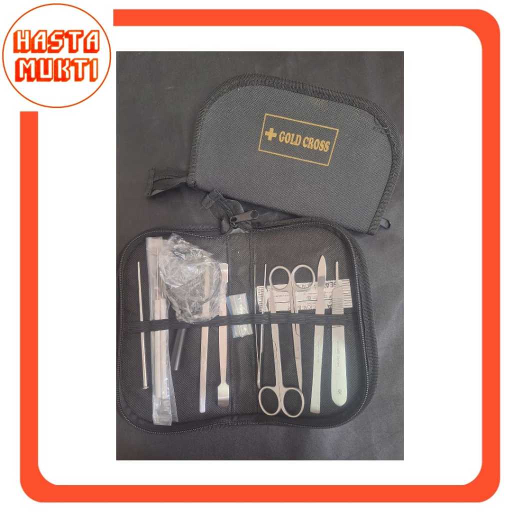 Jual Gold Cross Alat Bedah / Dompet Bedah / Dissecting Set | Shopee ...