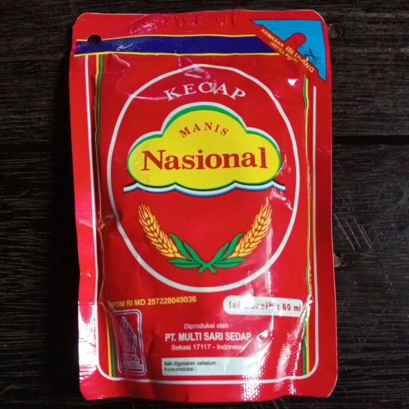 Jual kecap manis nasional 60ml | Shopee Indonesia