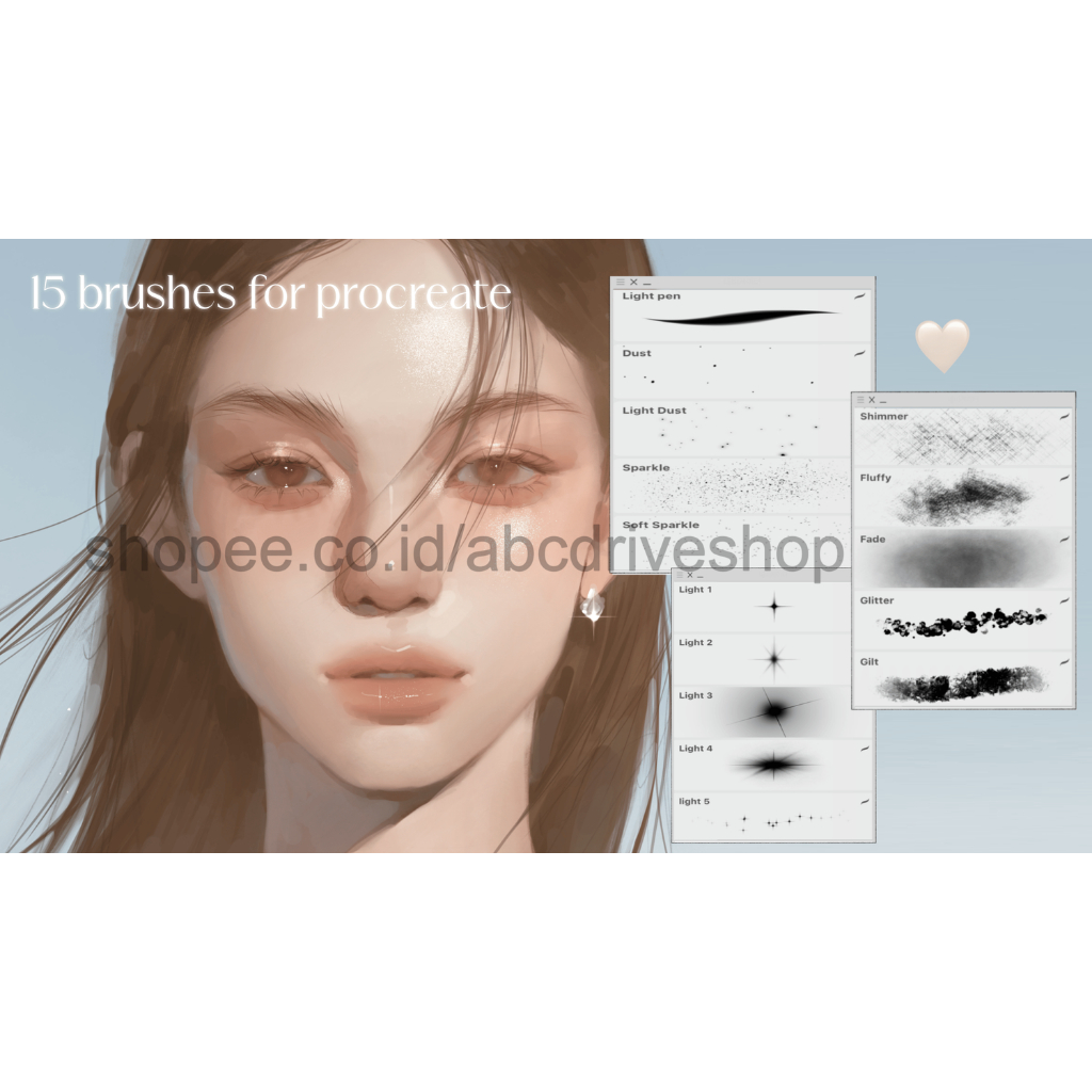 Jual Procreate Brush - Glow Brush Set (15) for Procreate UPDATED ...