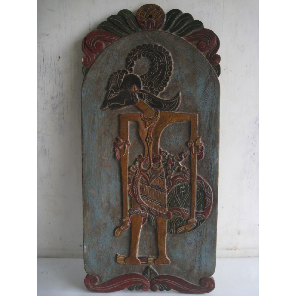 Jual Antik seni pahatan wajang kayu primitif / blawong antik wajang ...