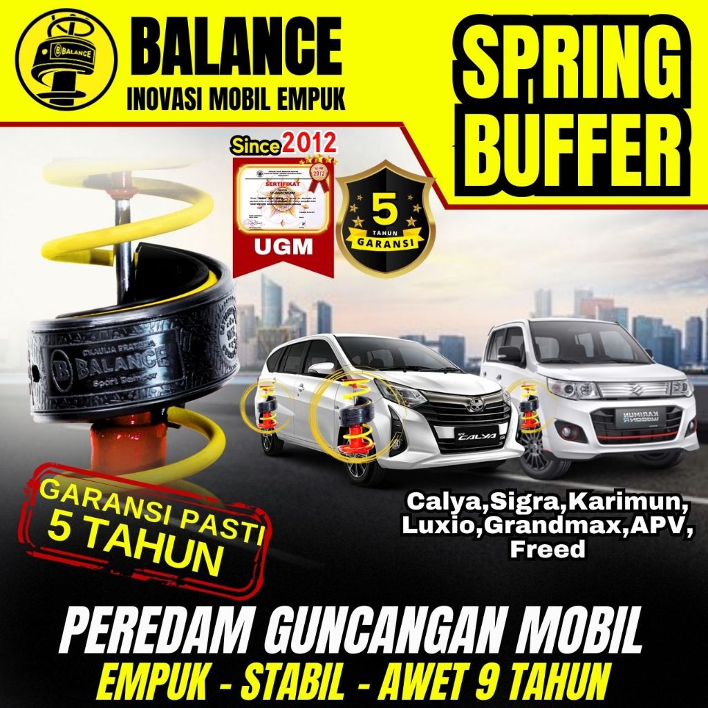 Jual Spring Buffer BALANCE DAMPER Khusus Mobil CALYA/SIGRA/KARIMUN/APV ...