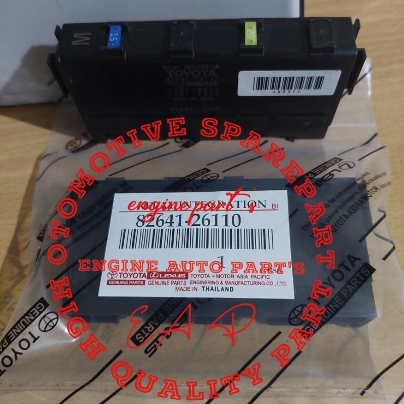 Jual RELAY INTEGRATION FUSE BOX TOYOTA INNOVA INOVA HILUX 82641-26110 ...