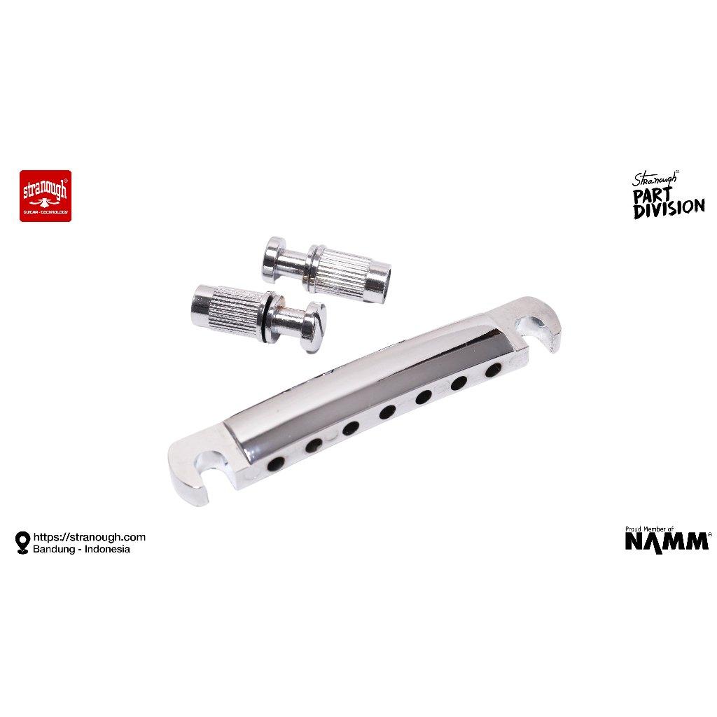 Jual 7 Strings Guitar Tailpiece (Chrome) | Shopee Indonesia