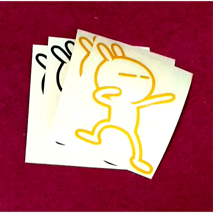 Jual Stiker cutting gambar emoticon animasi lucu, sticker animasi ...