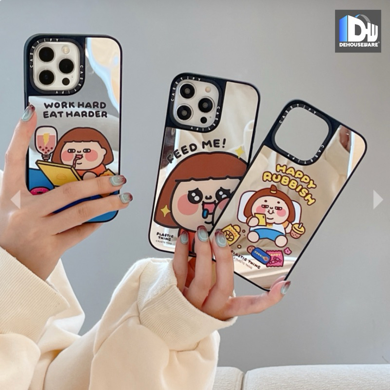 Jual Soft Phone Case Fat Girl Mirror Caseti*y Casing Handphone Lucu ...