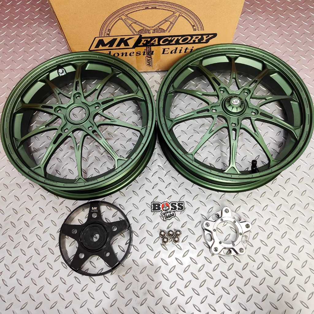 Jual Velg MK Factory MK10 Pine 12" Front&Rear Vespa Sprint Prima GTS ...