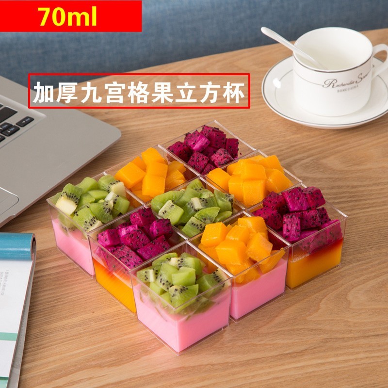 Jual 10 SET Premium mini Pudding cup 70ML Jelly Cup Food Grade | Shopee ...