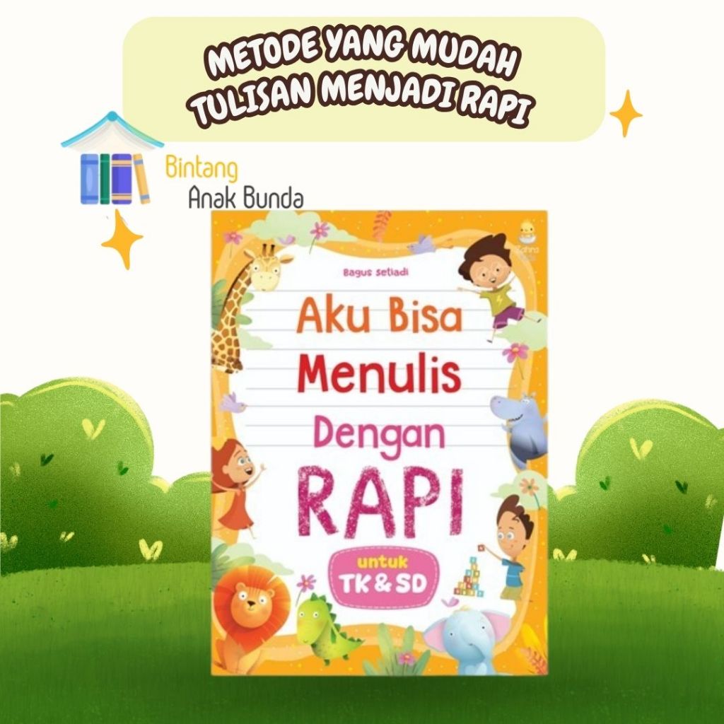 Jual Buku Belajar Menulis - Aku Bisa Menulis Dengan Rapi Untuk TK & SD ...