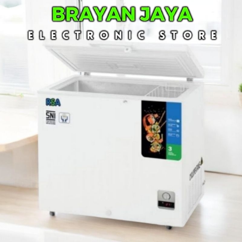 Jual CHEST FREEZER RSA CF-210 KAPASITAS 200 LITER / KULKAS PEMBEKU ...