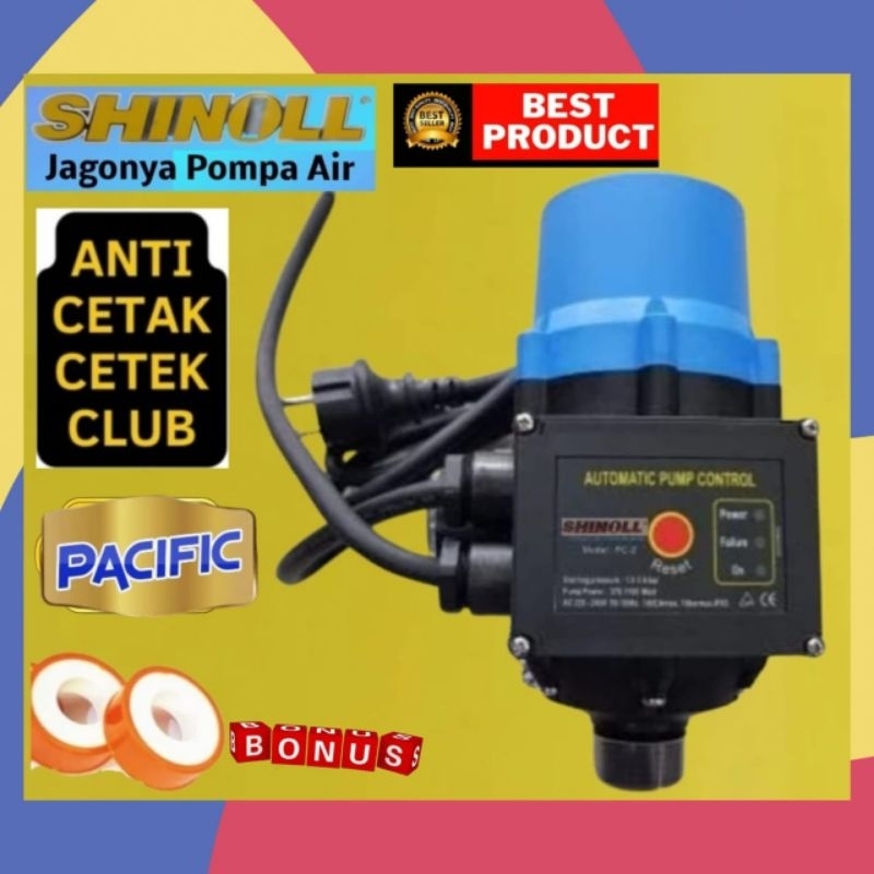 Jual GARANSI Automatic pressure control pompa air shimizu ps 128bit ...