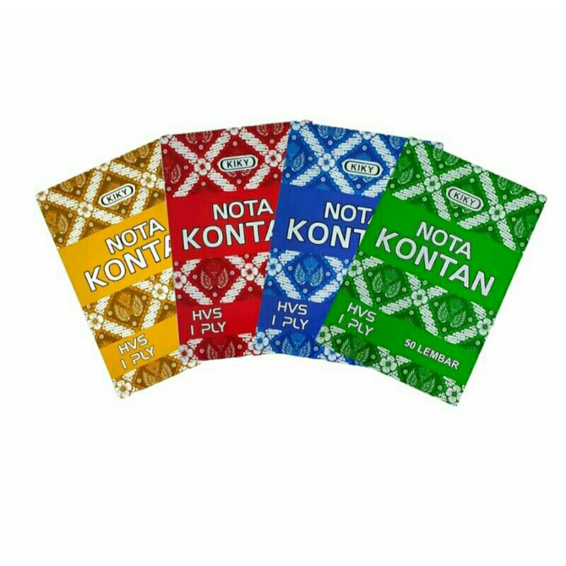 Jual 1 Pak Kiky Nota Kontan Kecil 1 Ply ( Isi 10 ) | Shopee Indonesia